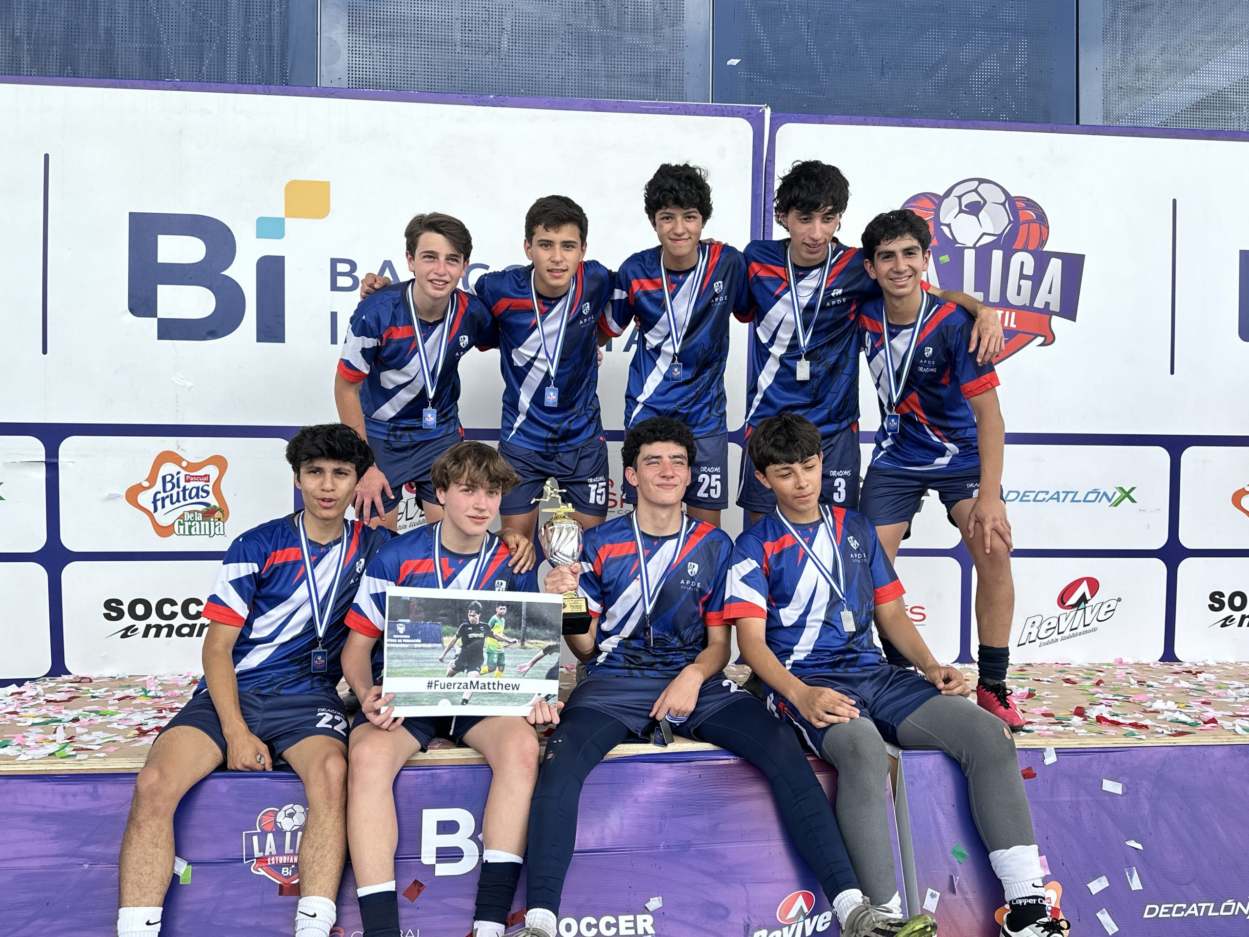 APDE Solalto campeones de la Liga Estudiantil U18